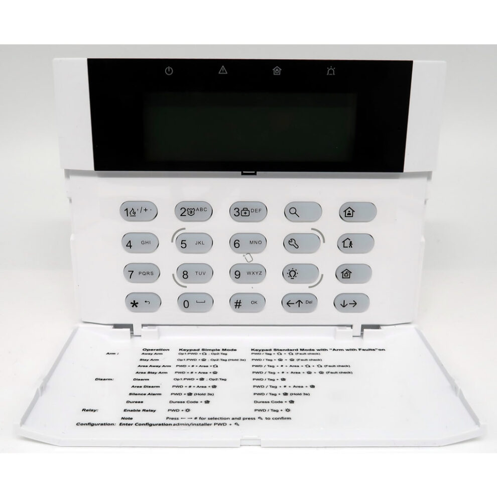 Hikvision DS-PK1-LRT-HWE - bedraad LCD keyboard voor AX Pro Hybride ... Hikvision DS-PK1-LRT-HWE - bedraad LCD keyboard voor AX Pro Hybride ...