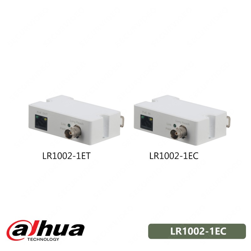 Set Dahua IP over Coax converter, LR1002-1EC en Dahua LR1002-1ET - HQ ...